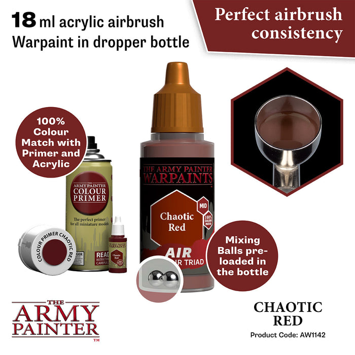 Warpaints Air: Chaotic Red