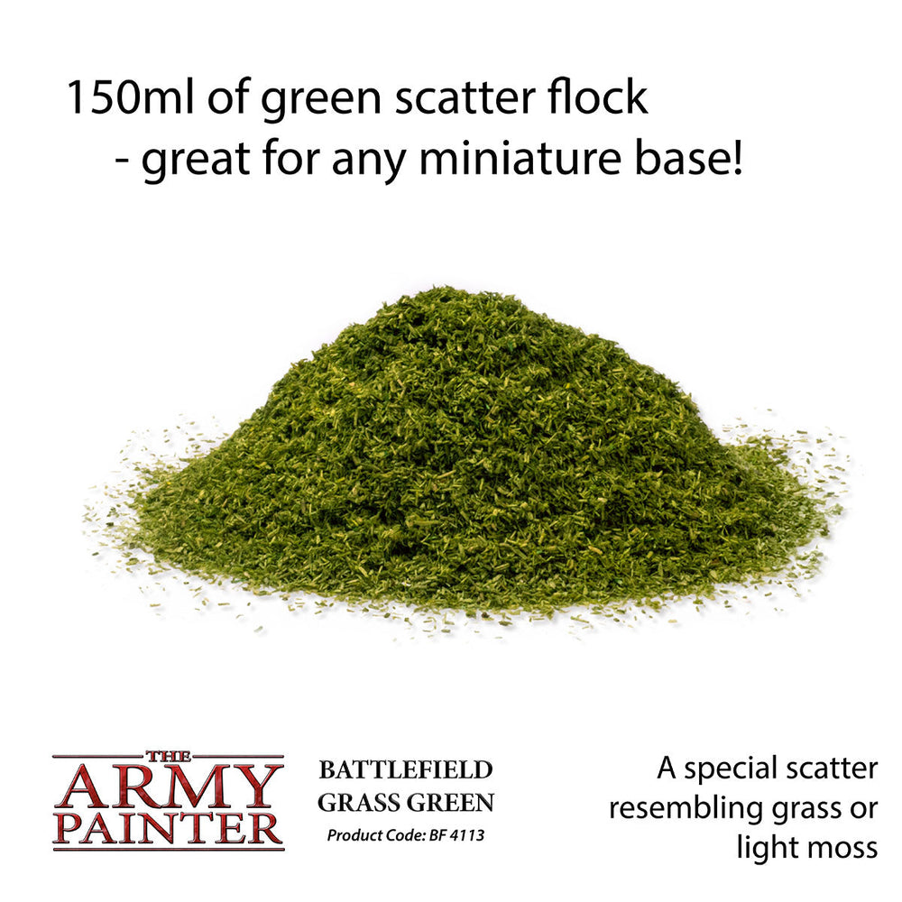 Battlefield Basing: Grass Green - Super realistic basing - Buy here.