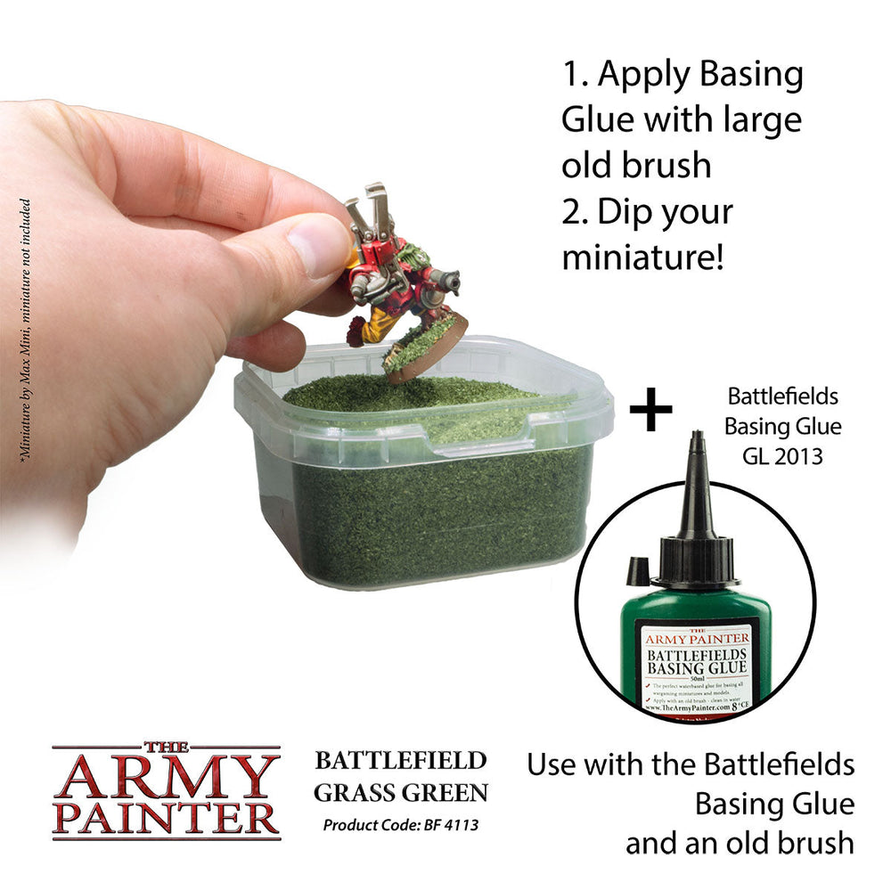 Battlefield Basing: Grass Green - Super realistic basing - Buy here.
