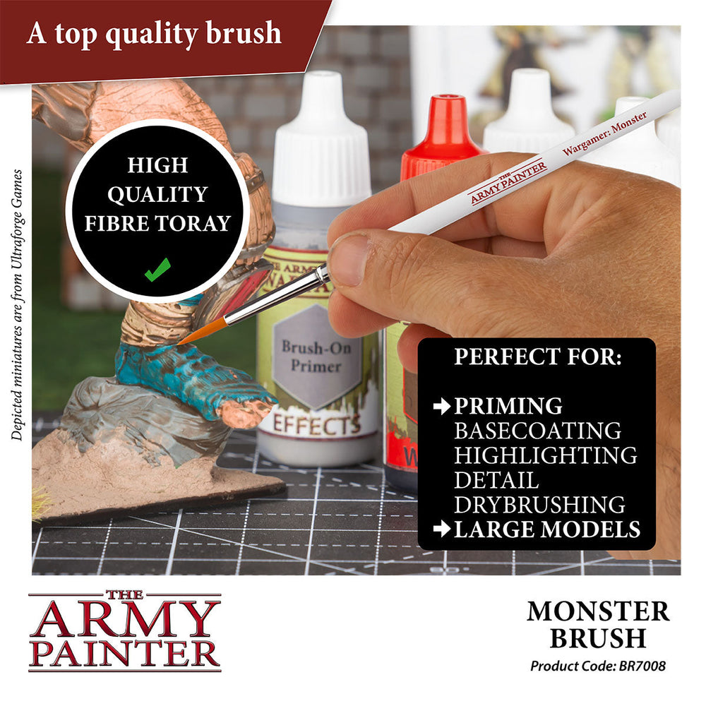 Wargamer Brush: Monster. Ideal for larger miniatures. Buy here