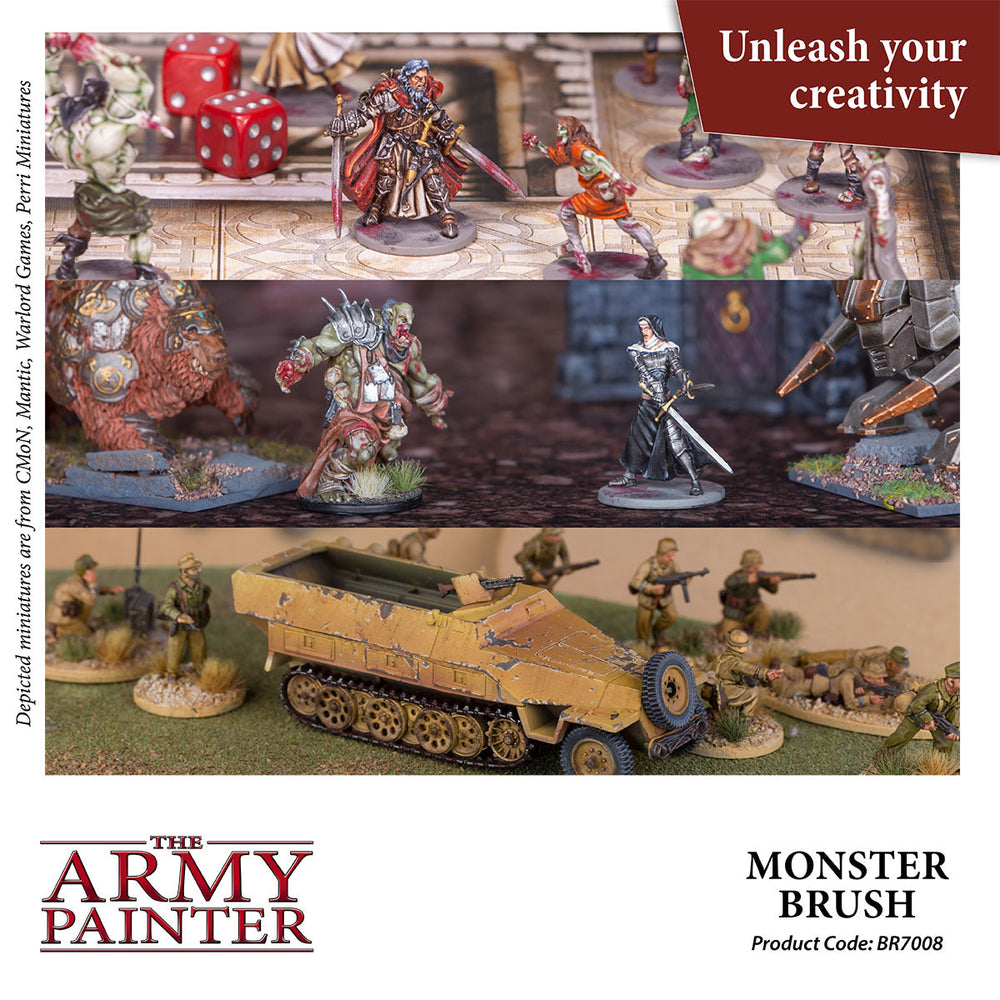 Wargamer Brush: Monster. Ideal for larger miniatures. Buy here