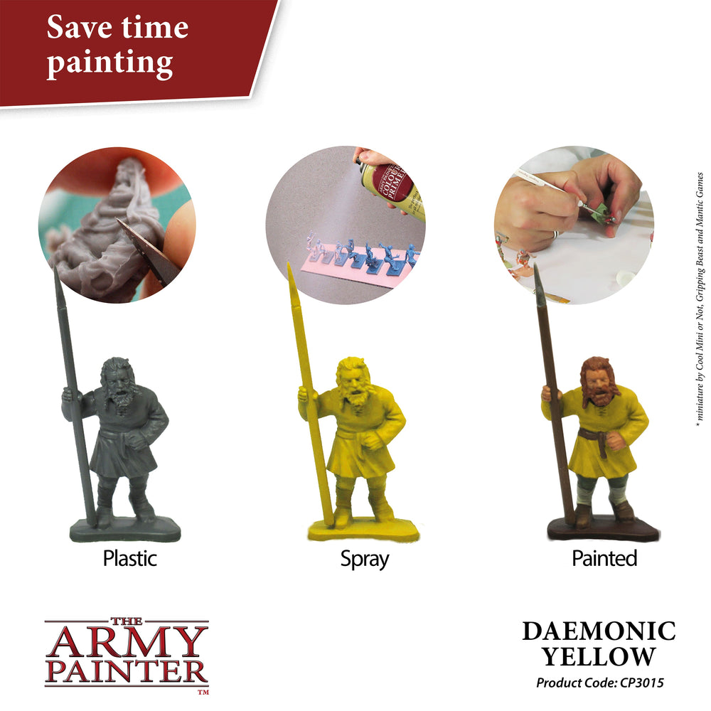 Colour Primer: Daemonic Yellow - An ideal basecoat for yellow armies
