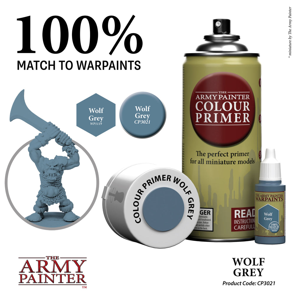Colour Primer: Wolf Grey - Suited for runic and furry forces