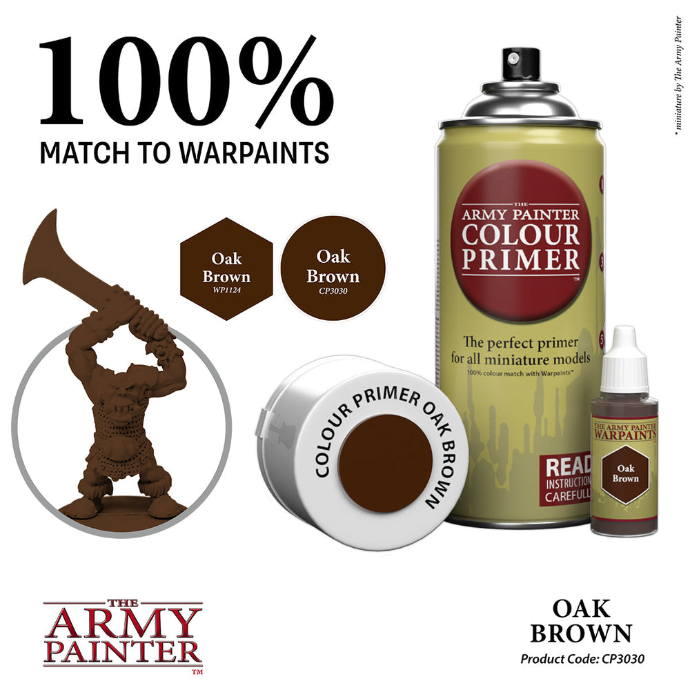 Colour Primer: Oak Brown - Our most requested primer colour!