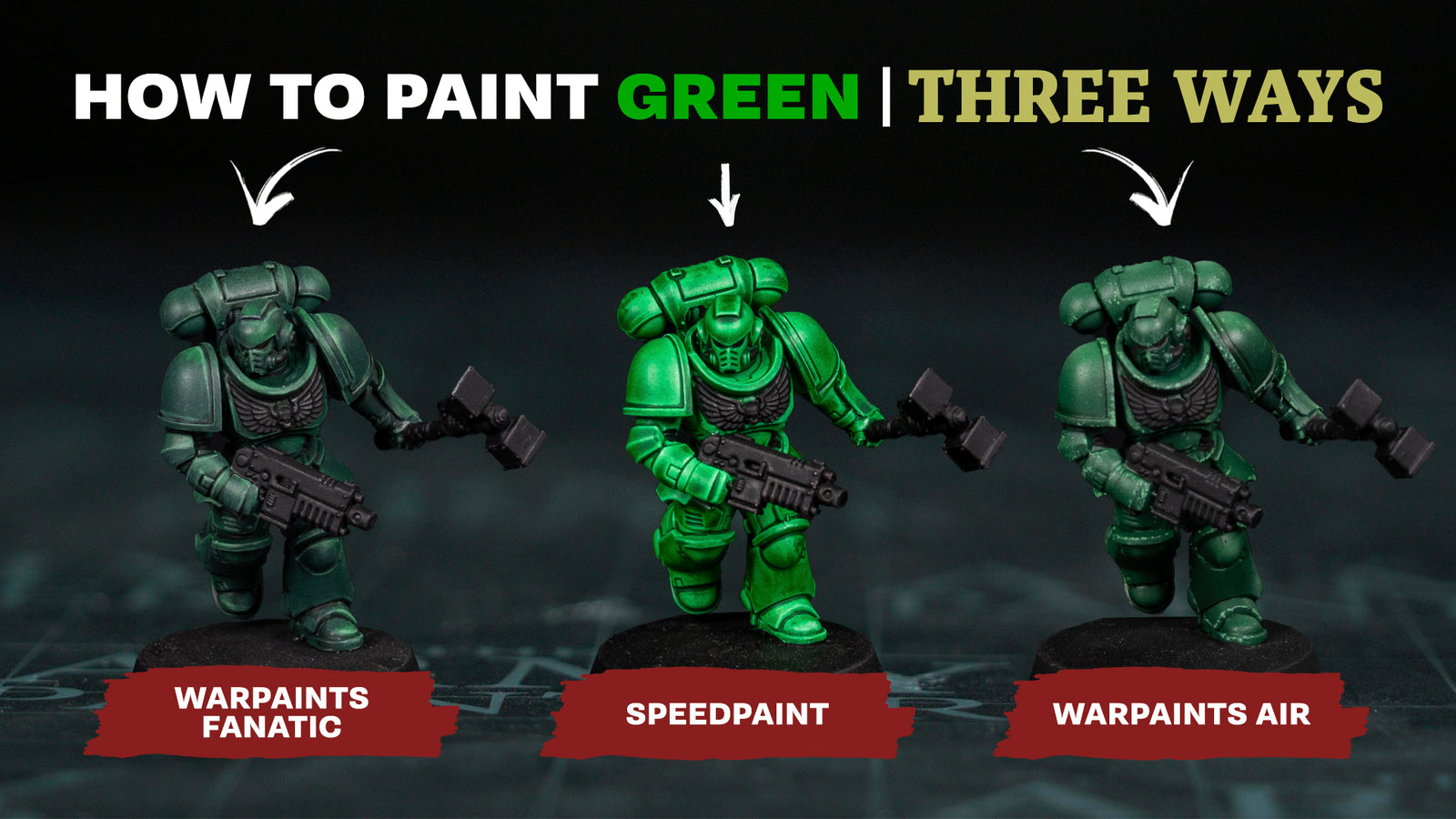 The Army Painter Academy: How to Paint Green Three Ways