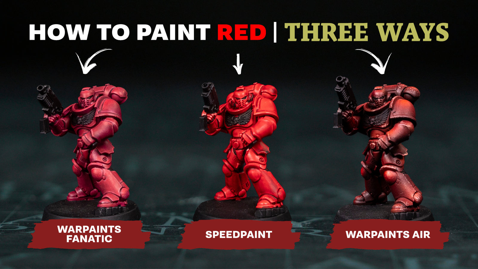 The Army Painter Academy: How to Paint Red Three Ways
