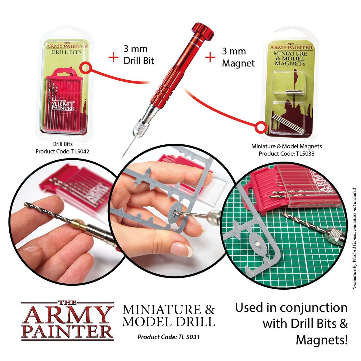 Miniature & Model Drill for miniature modeling - Find it here.