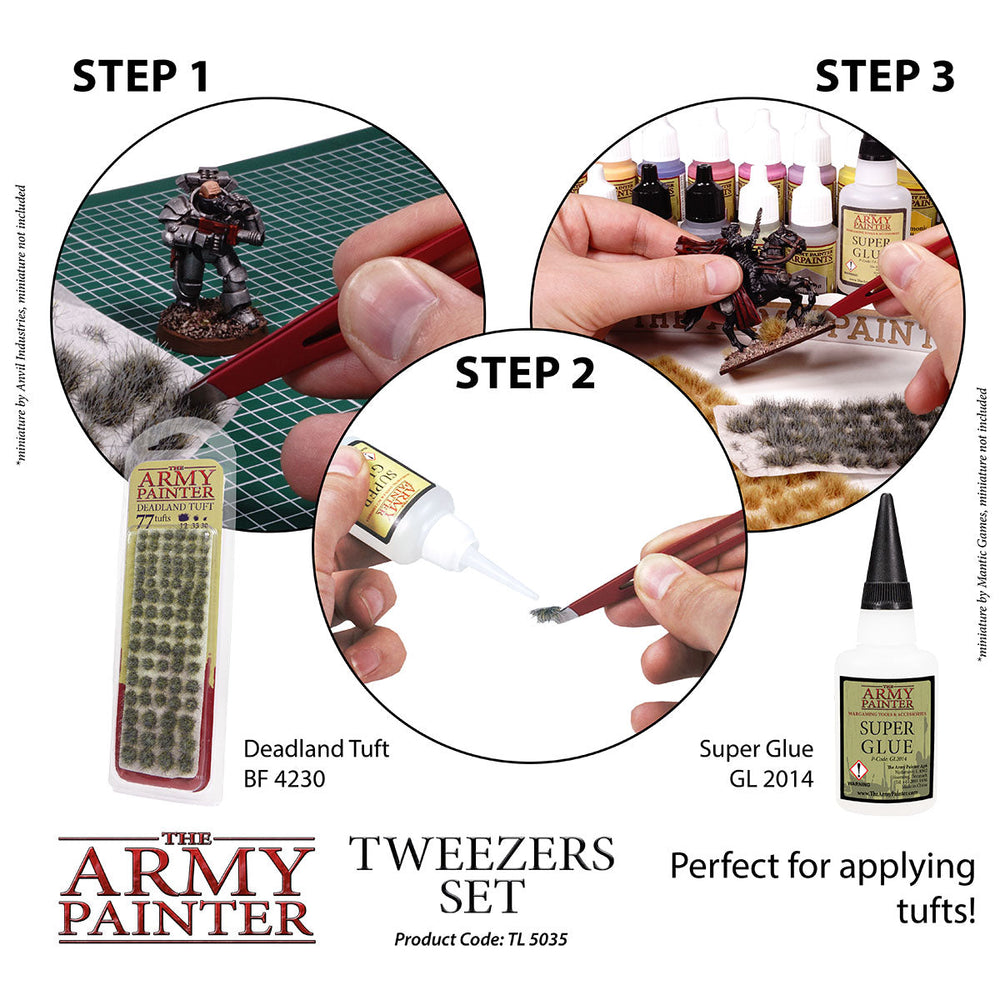 Tweezer Set for miniatures - a very useful tool for hobbyists