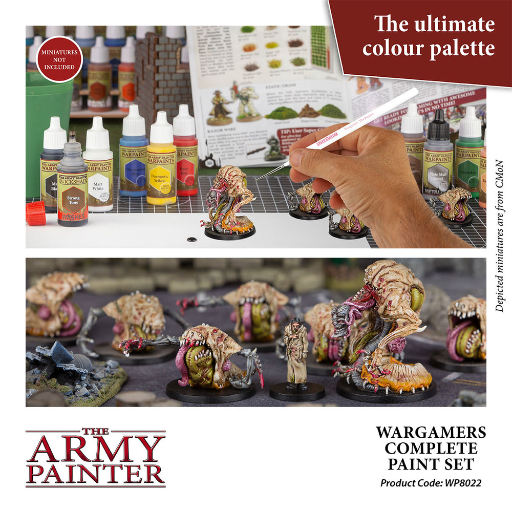 Complete Paint Set: 124 warpaints + 5 brushes - The Army Painter