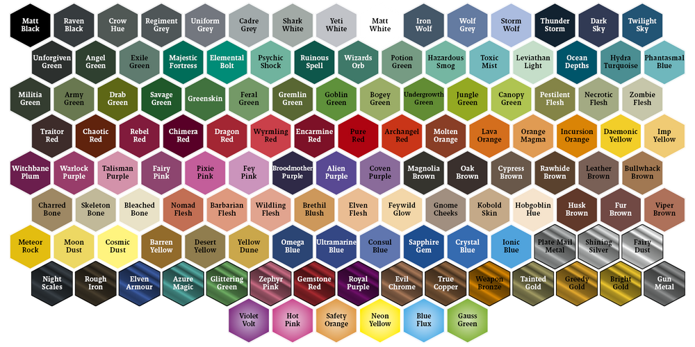 Our full Airbrush paint collection for miniatures - The Army Painter