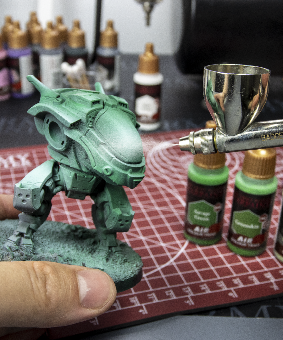 Our full Airbrush paint collection for miniatures - The Army Painter