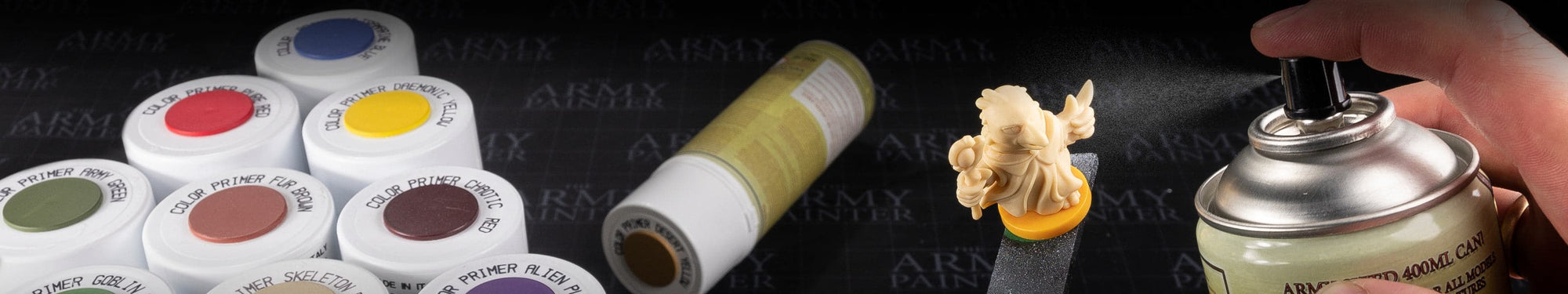 Colour Primer Sprays | Priming of models & terrain | The Army Painter